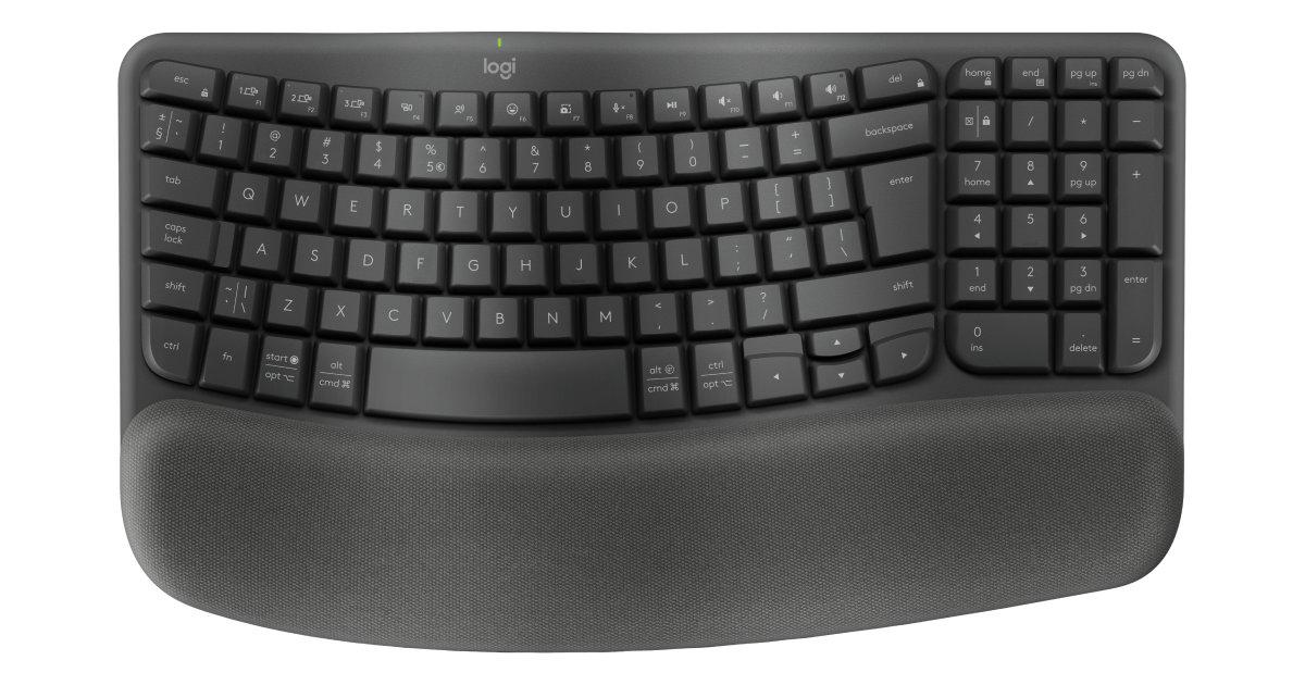 Logitech Wave Keys Graphite tastatura - Multicom