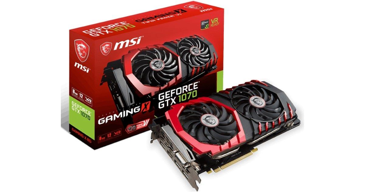 MSI nVidia GeForce GTX 1070 - Multicom